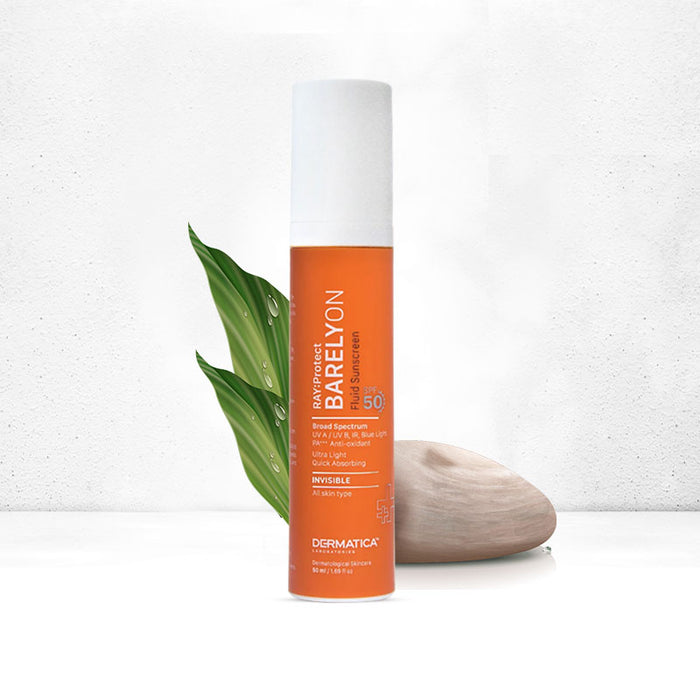 Buy Dermatica Ray: Protect Barelyon Fluid Sunscreen SPF 50 Online - Phimedy