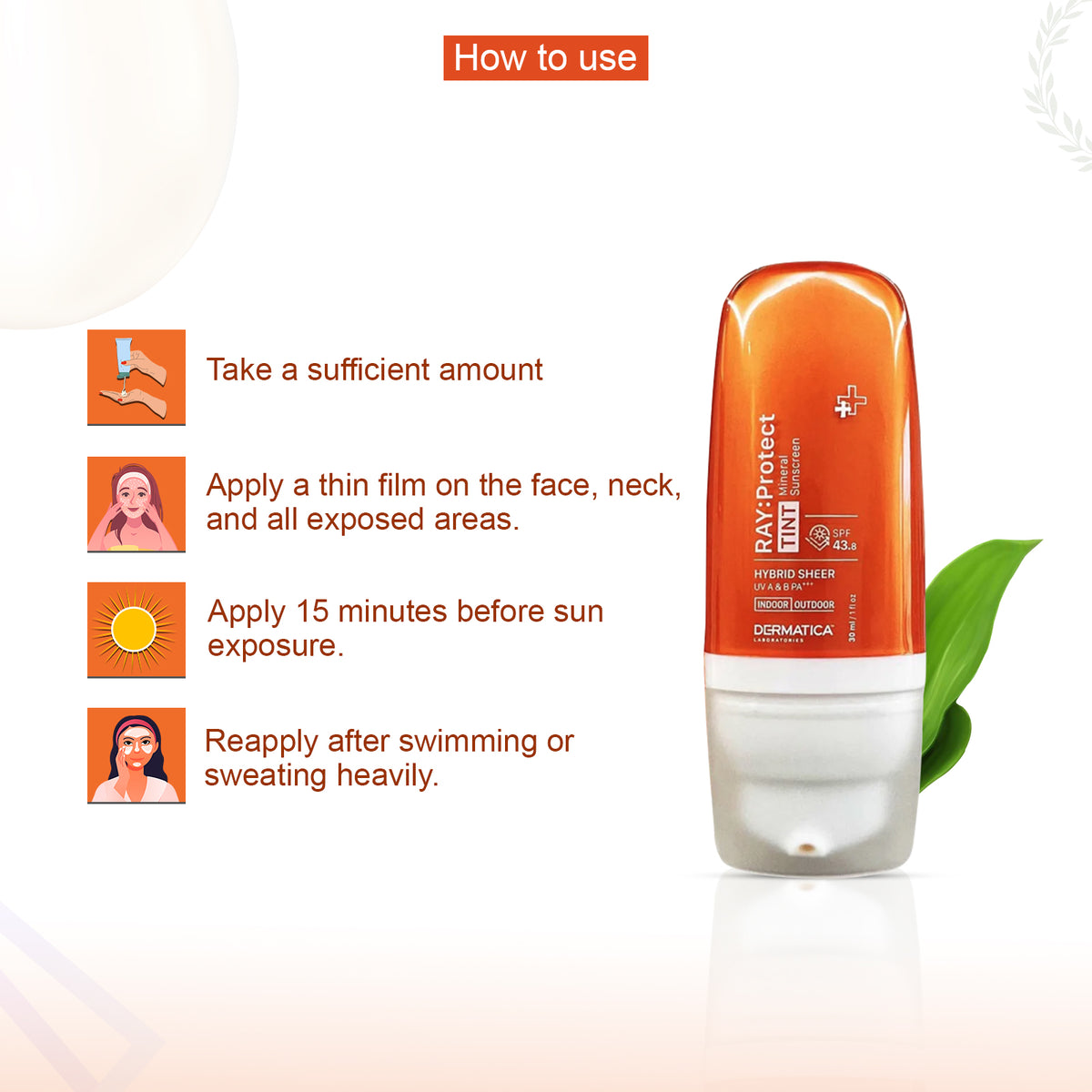 Buy Dermatica Ray: Protect Tint Mineral Sunscreen Online - Phimedy